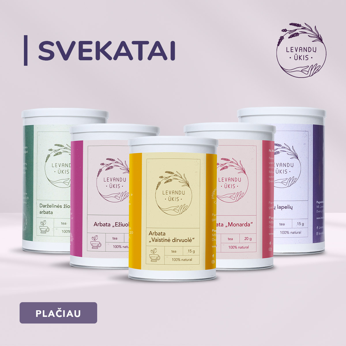 Produktai Sveikatai - Rankų darbo produktai - Levandų Ūkis